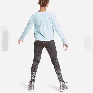 Justice | Bottoms | Justice Collection X Foil Star Metallic Leggings ...
